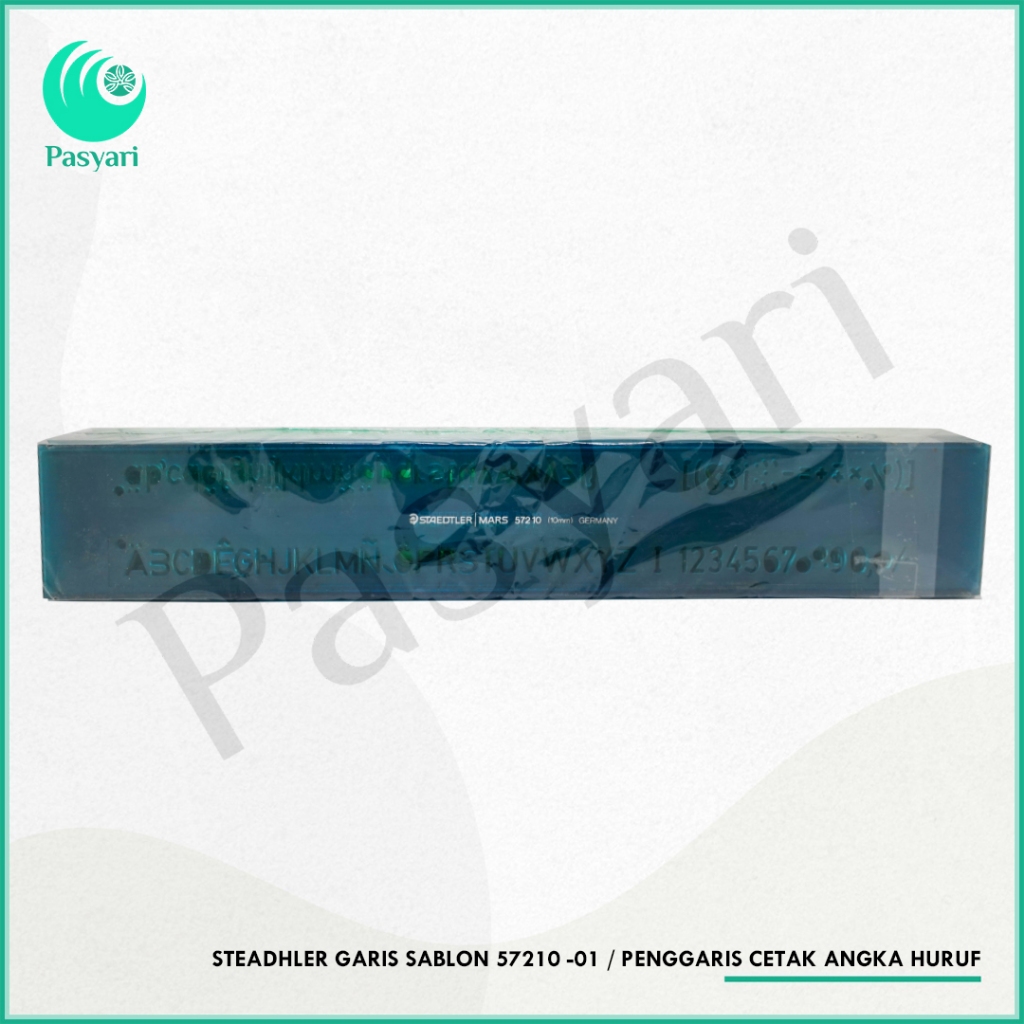 Jual STAEDTLER GARIS SABLON 57210 -01 / PENGGARIS CETAK ANGKA HURUF ...