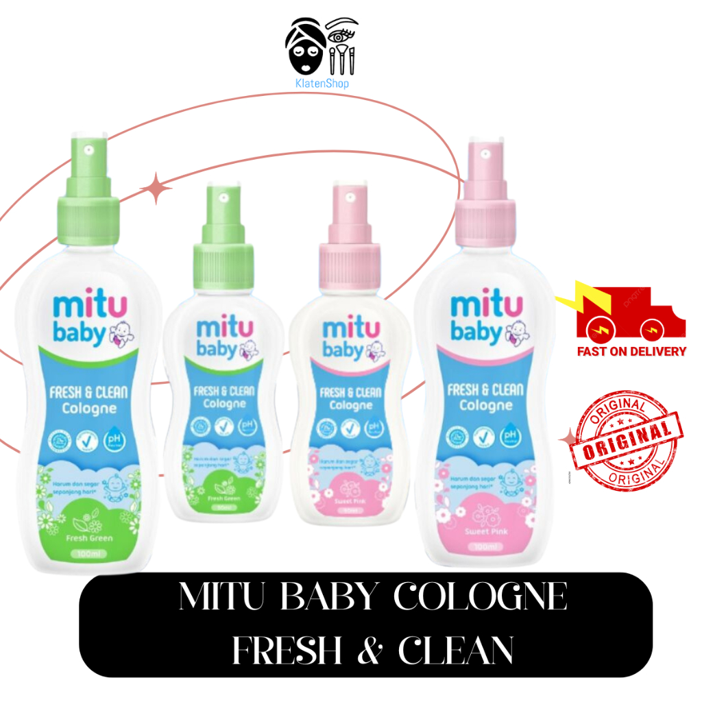 Jual Mitu Baby Cologne Fresh & Clean | Shopee Indonesia