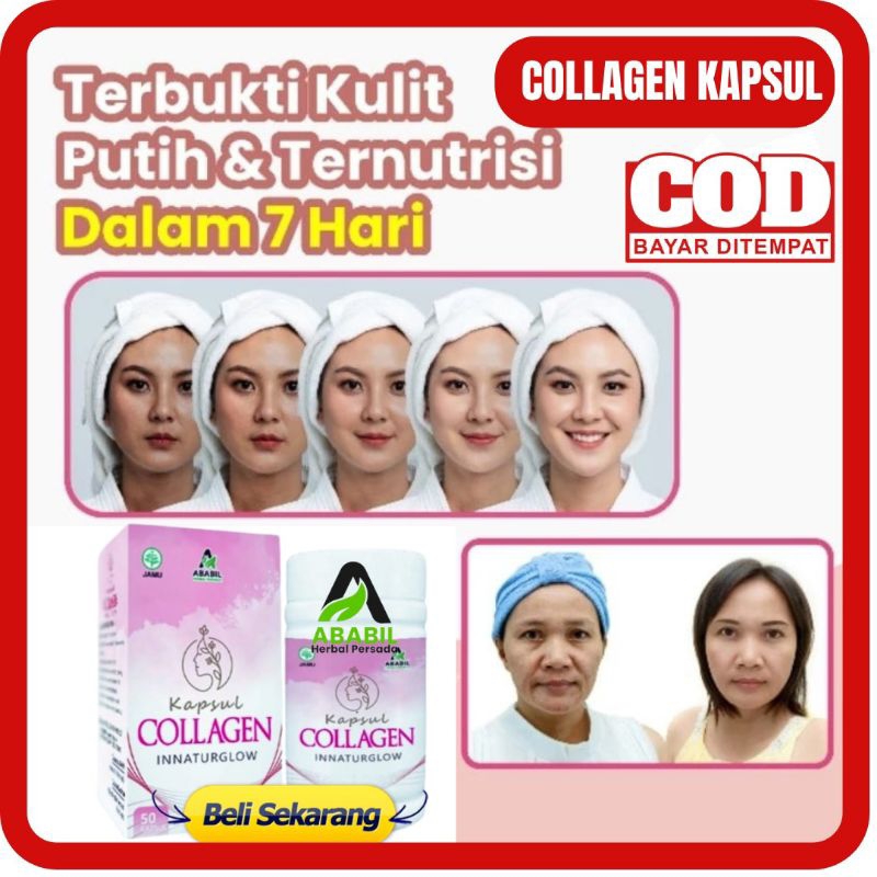 Jual KAPSUL COLLAGEN INNATURGLOW - COLLAGEN KAPSUL ABABIL ISI 50 ...