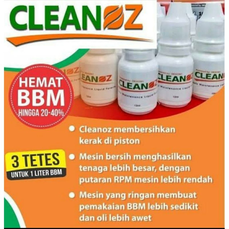 Jual 1 Botol Cleanoz Pembersih Piston & Penghematan BBM 12 ml | Shopee ...