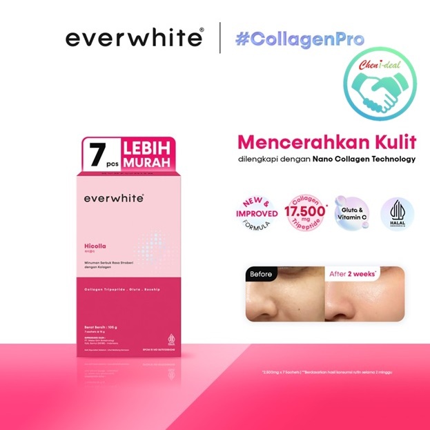 Jual Everwhite Hicolla Minuman Kolagen Pencerah Kulit - Collagen Drink | Shopee Indonesia