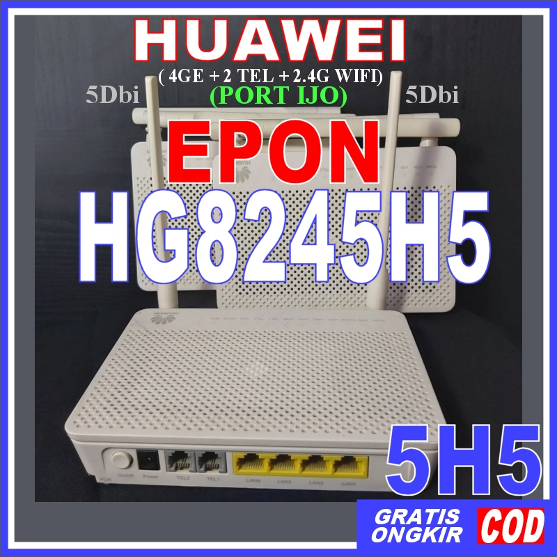 Jual 5H5 HUAWEI EPON XPON HG8245H5 FIRMWARE BIRU (BEKAS / TIDAK BARU) | Shopee Indonesia
