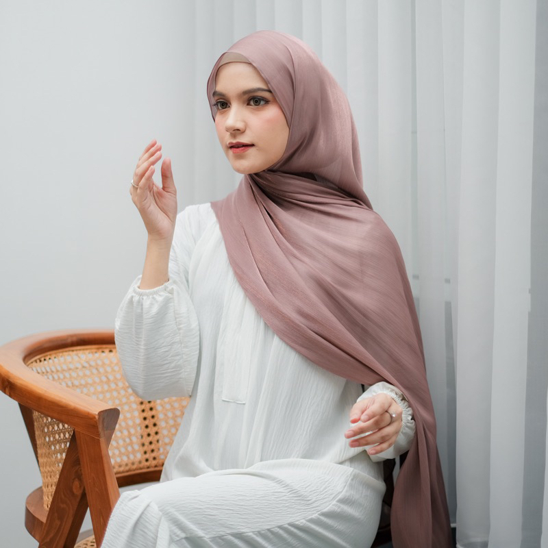 Jual Pashmina Shimmer Silk Premium MH | Shopee Indonesia