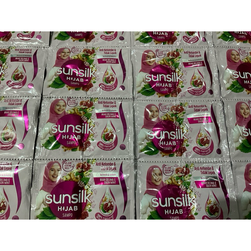 Jual Sunsilk hijab pink sampo 8mL 12 pcs | Shopee Indonesia