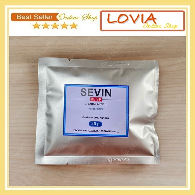 Jual Repack 25 Gram Insektisida SEVIN 85SP Bahan Aktif Karbaril ...
