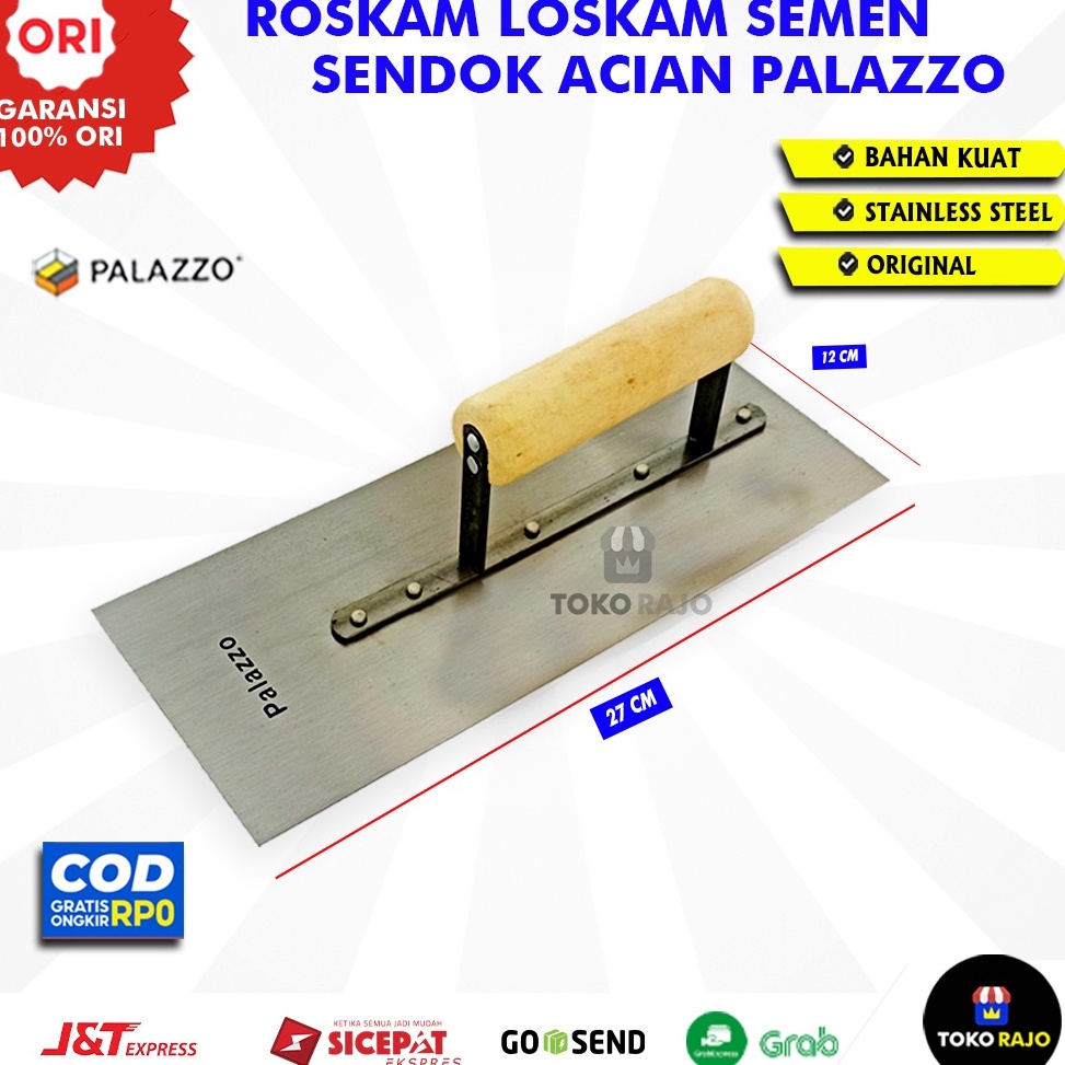 Jual TREND TERBARU Roskam Raskam Acian Alat Plaster Tembok Dinding Plat ...