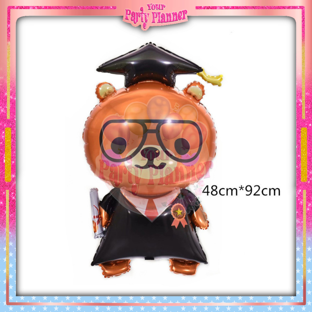 Jual Balon Foil Tema Graduation Congratulations Kelulusan Wisuda Toga ...