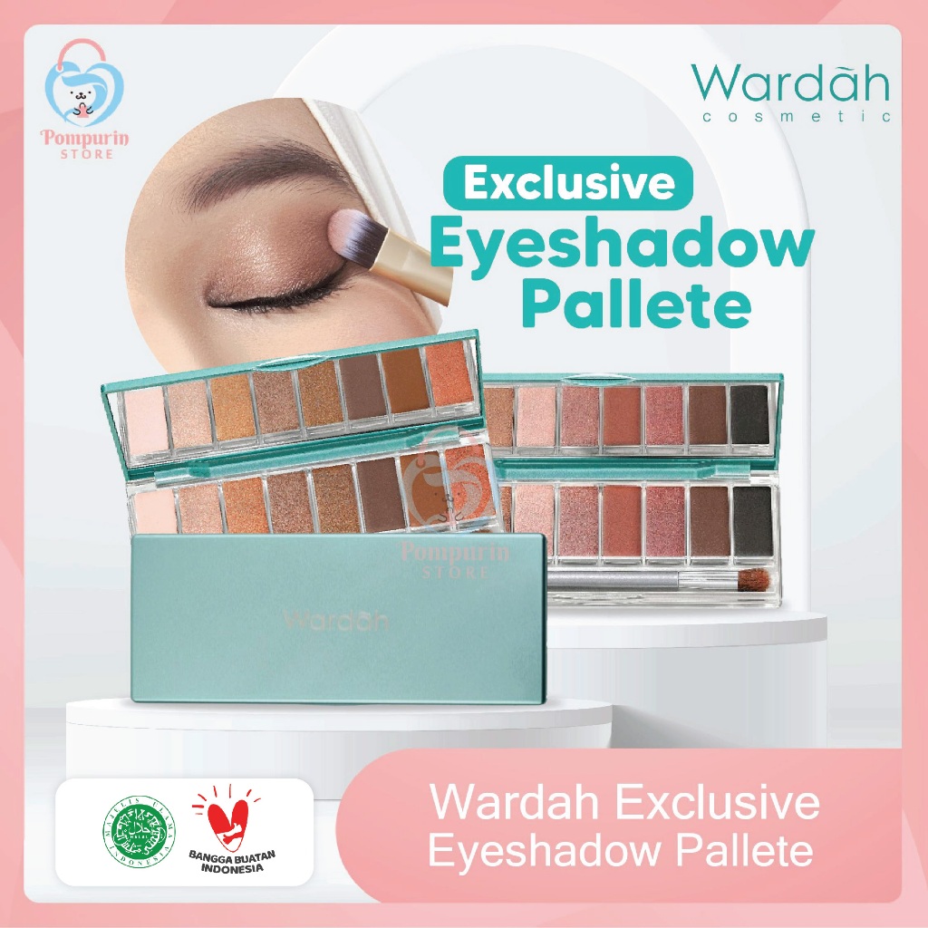 Jual Wardah Exclusive Eyeshadow Pallete - Eyeshadow by Wardah | Shopee ...