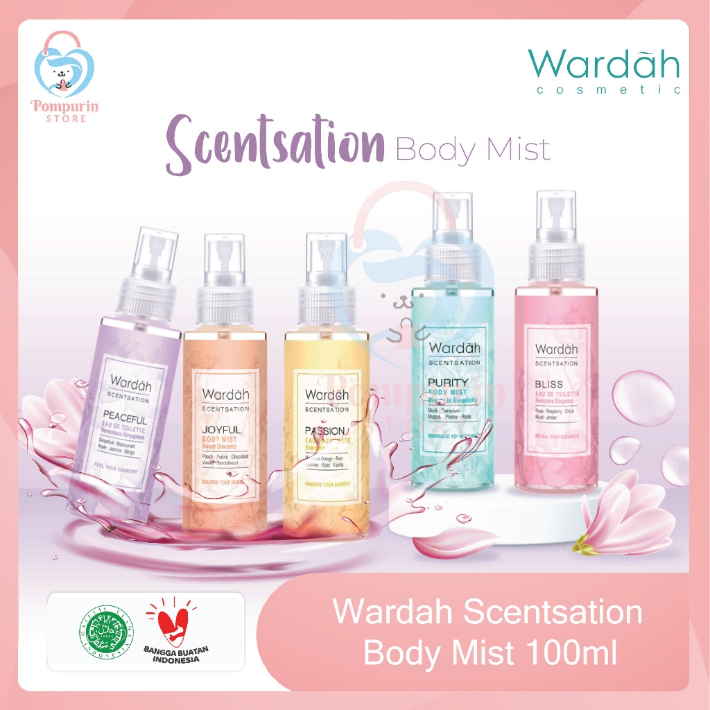 Jual WARDAH Scentsation Body Mist 100ml - Parfum Wanita | Shopee Indonesia