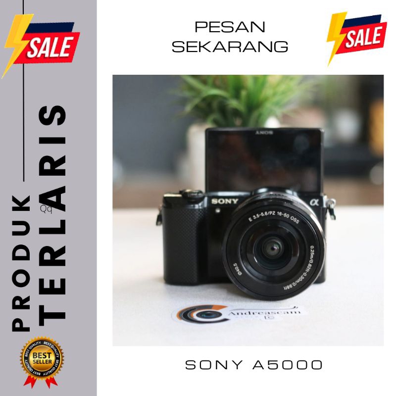 Jual SONY A5000 MULUS + LENSA KIT 16 -50 TINGGAL PAKAI | Shopee Indonesia