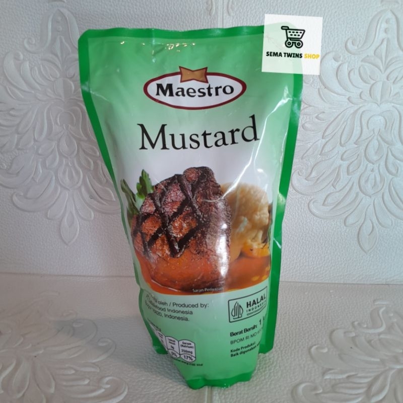 Jual Maestro MUSTARD 1KG - Saus Salad Sandwich | Shopee Indonesia