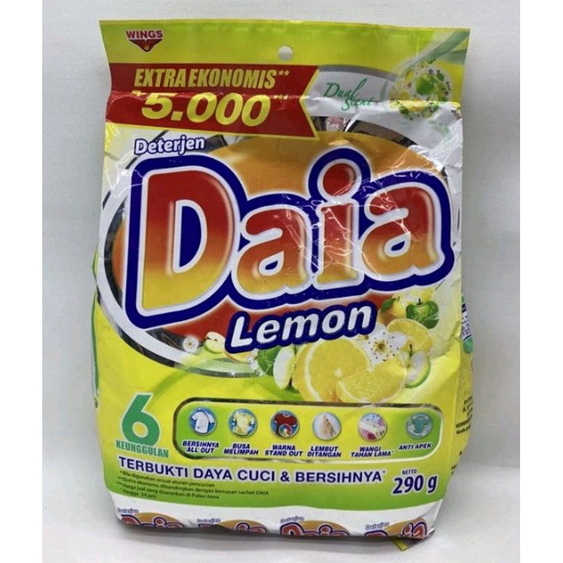 Jual Daia Detergent Bubuk Kemasan 5000-an | Shopee Indonesia