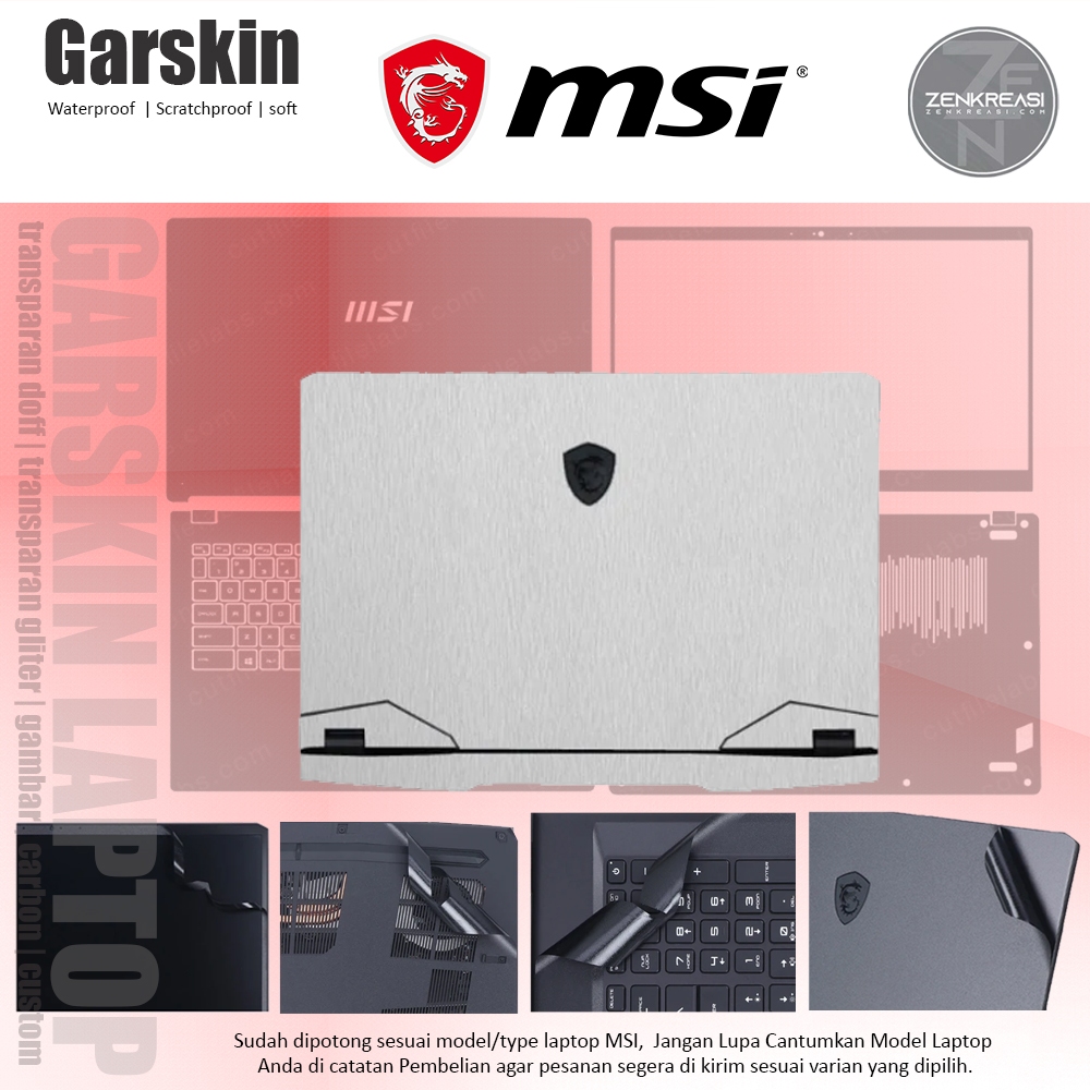 Jual Garskin Laptop MSI | Garskin Laptop FullBody | Skin Laptop ...