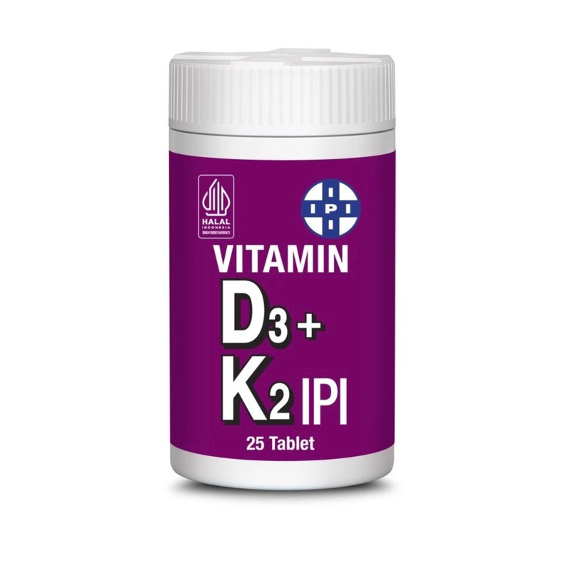 Jual IPI D3K2 botol 25 tablet ( pemenuhan vitamin D dan K ) | Shopee Indonesia
