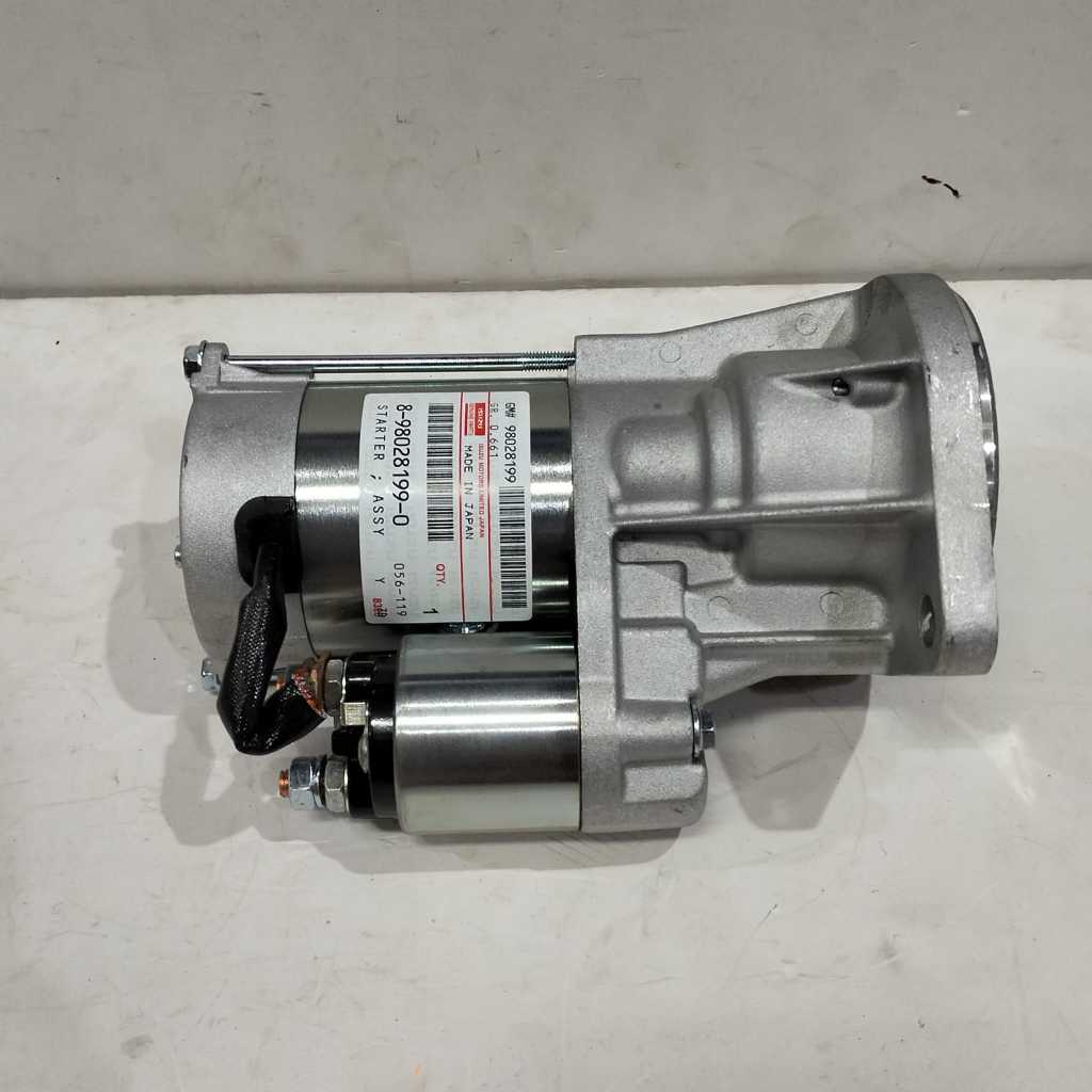 Jual SPARE PART MOTOR DINAMO STARTER ASSY ISUZU DMAX 4JJ1 OEM PN: 8 ...