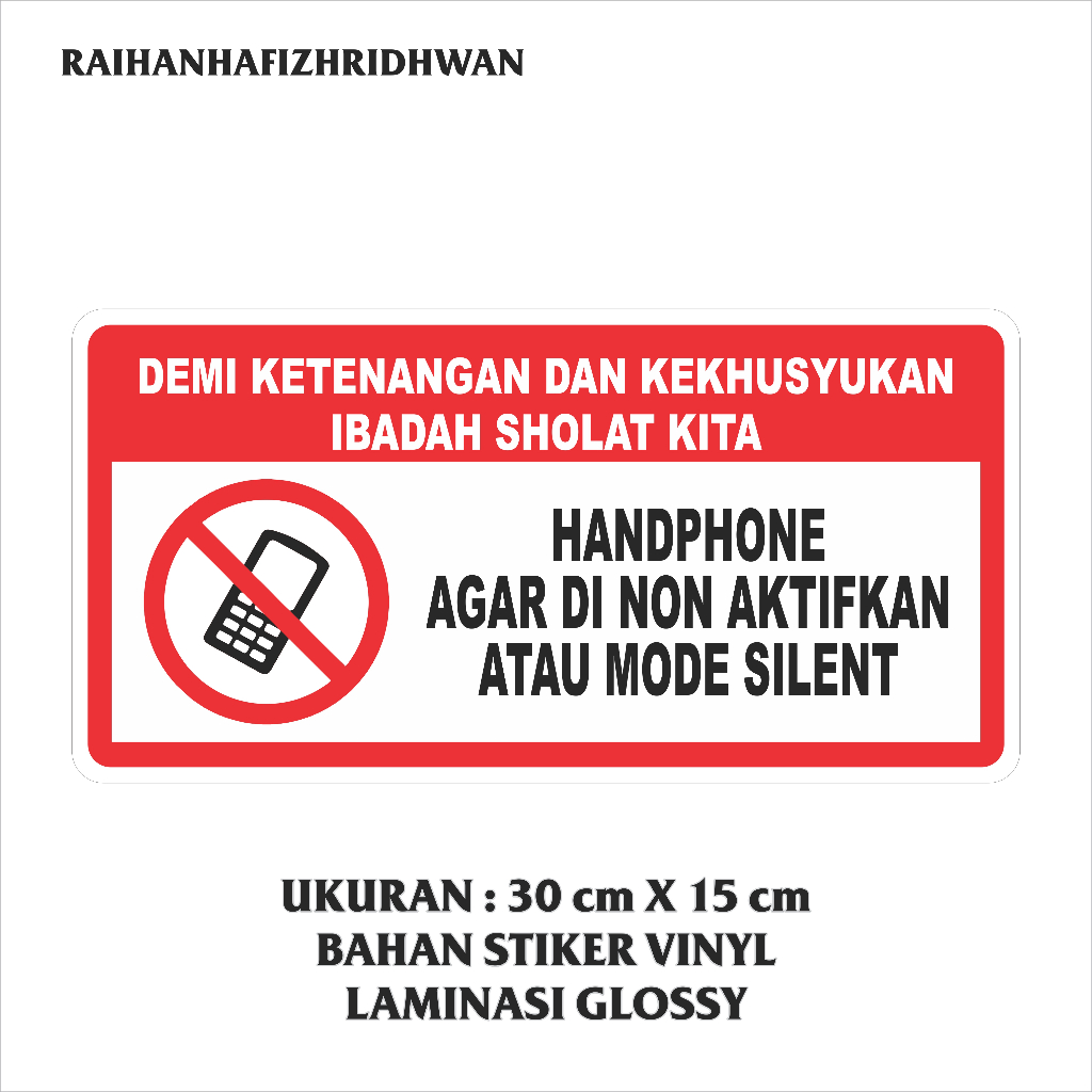 Jual STIKER VINYL NON AKTIFKAN HP | Shopee Indonesia