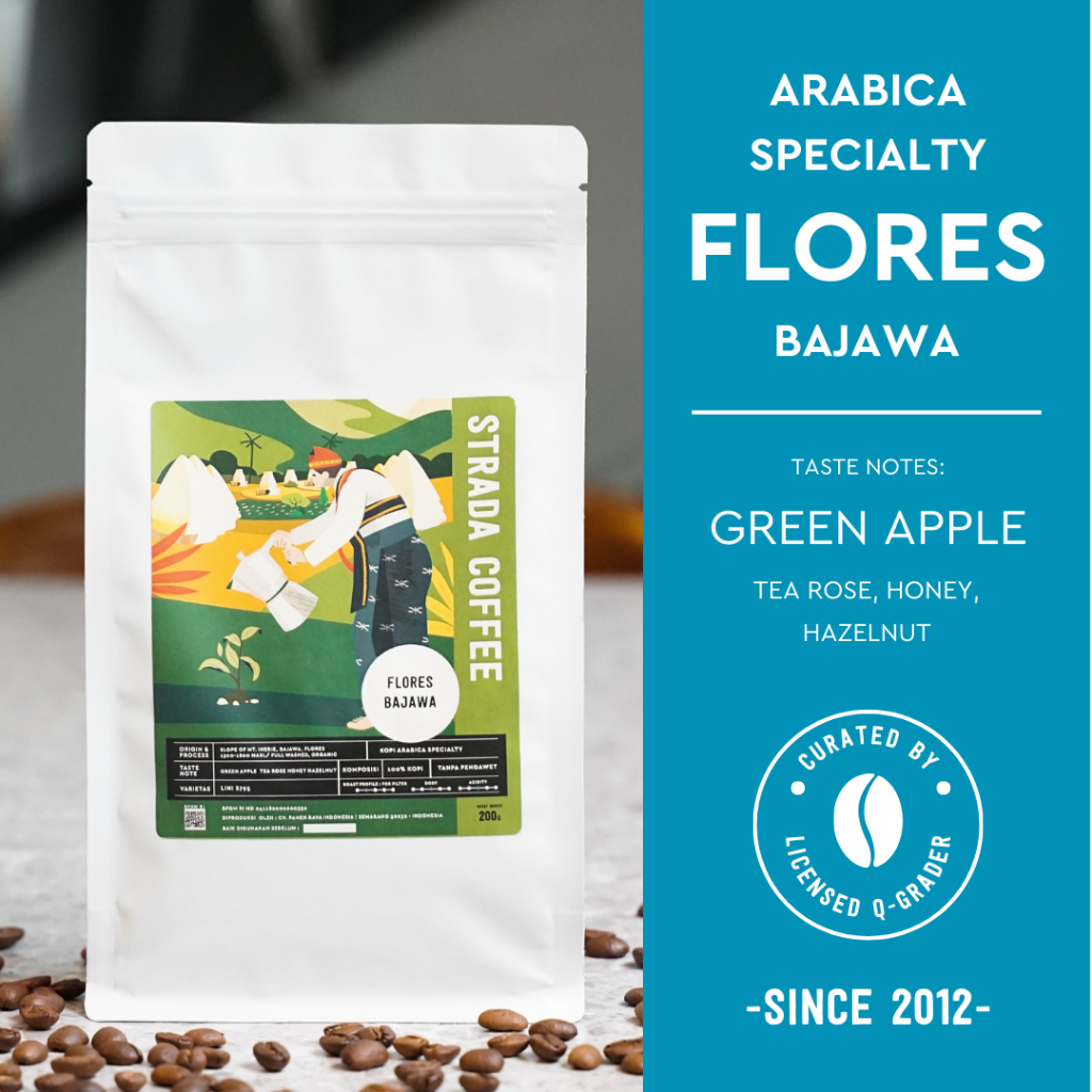 Jual Special Kopi Flores Bajawa Arabica Strada Coffee 200 gram (Biji / Bubuk) | Shopee Indonesia