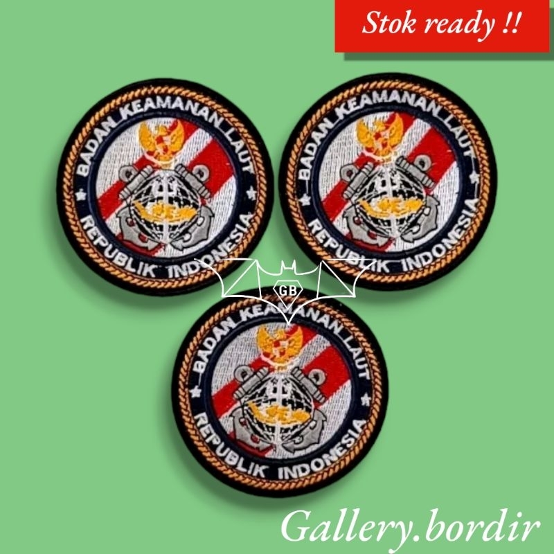 Jual bordir logo bakamla | badan laut timbul 3d | Shopee Indonesia