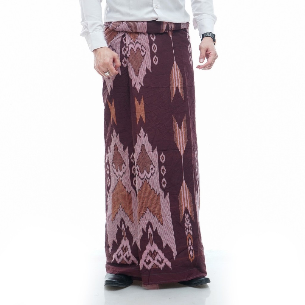 Jual Sarung Azza Kembang Kawung Mode Sutra | Shopee Indonesia