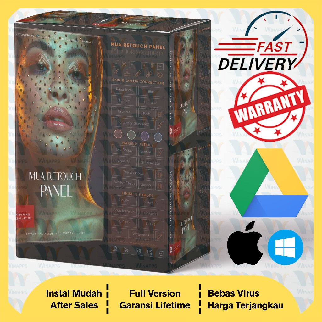 Jual Retouching Academy – MUA Retouch Panel for Photoshop [Win & Mac ...