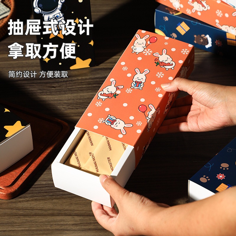 Jual Box karton kardus slide korea kemasan coklat nastar kue kering ...