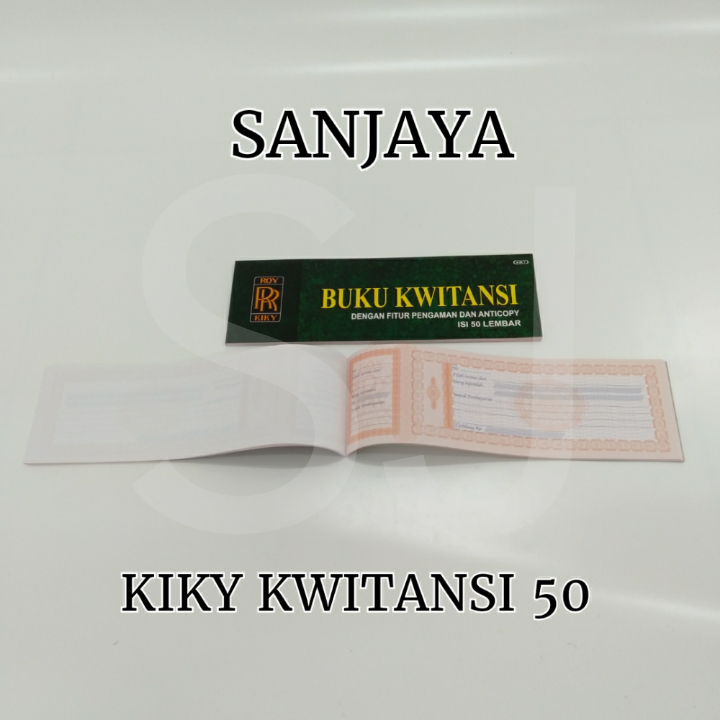 Jual Kiky Buku Kwitansi Isi 50 lembar / Buku Catatan Kwitansi Mini ...