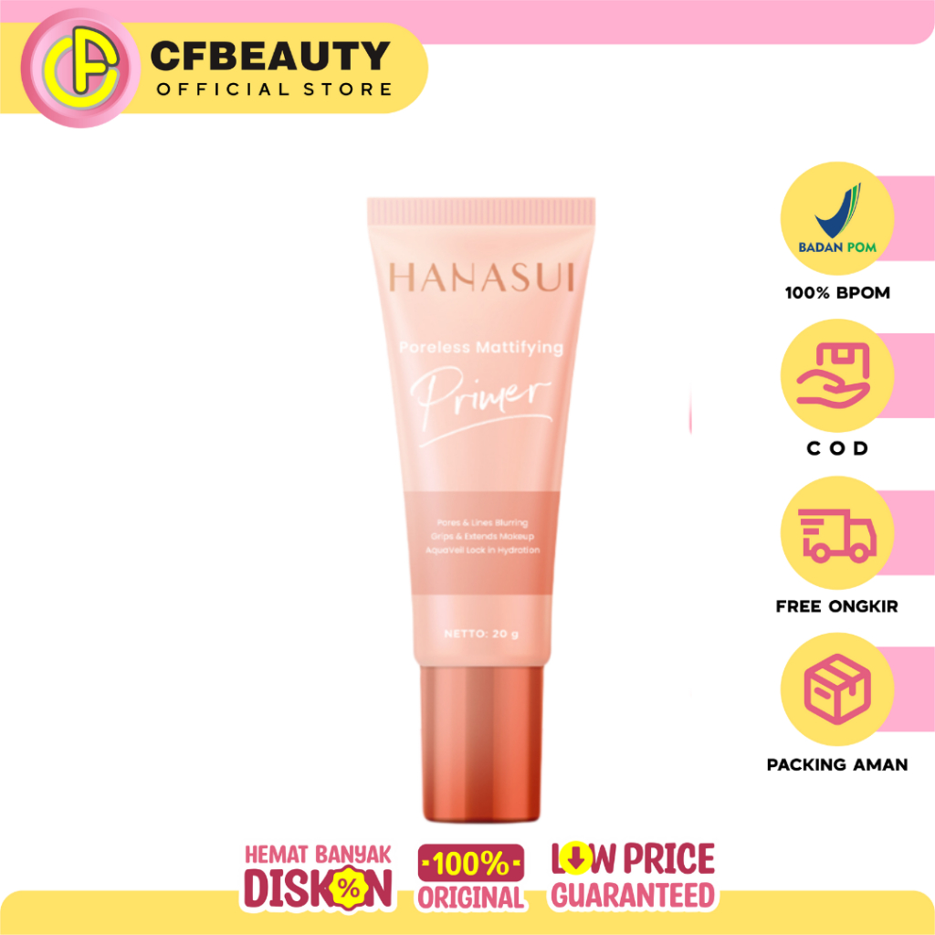 Jual Hanasui Poreless Mattifying Primer | Shopee Indonesia