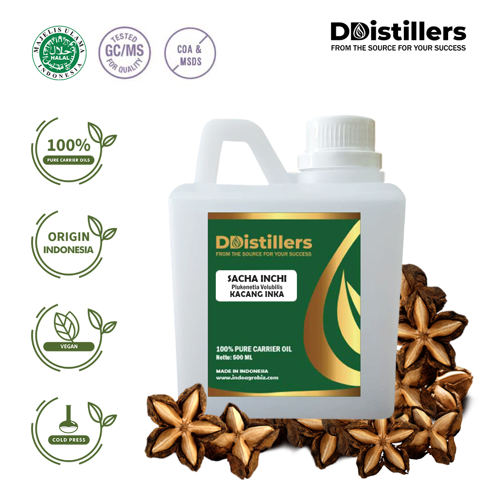 Jual Sacha Inchi / Kacang Inka Carrier Oil Pure 100%, 500ML-1L HDPE ...