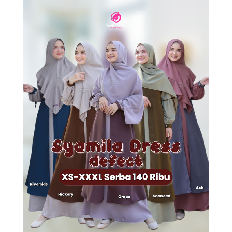 Jual SARIMBIT SYAMILA DRESS MOM (Defect) | Shopee Indonesia