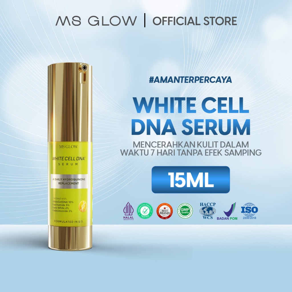 Jual MS GLOW - WHITE CELL DNA SERUM - 15 ML | Shopee Indonesia