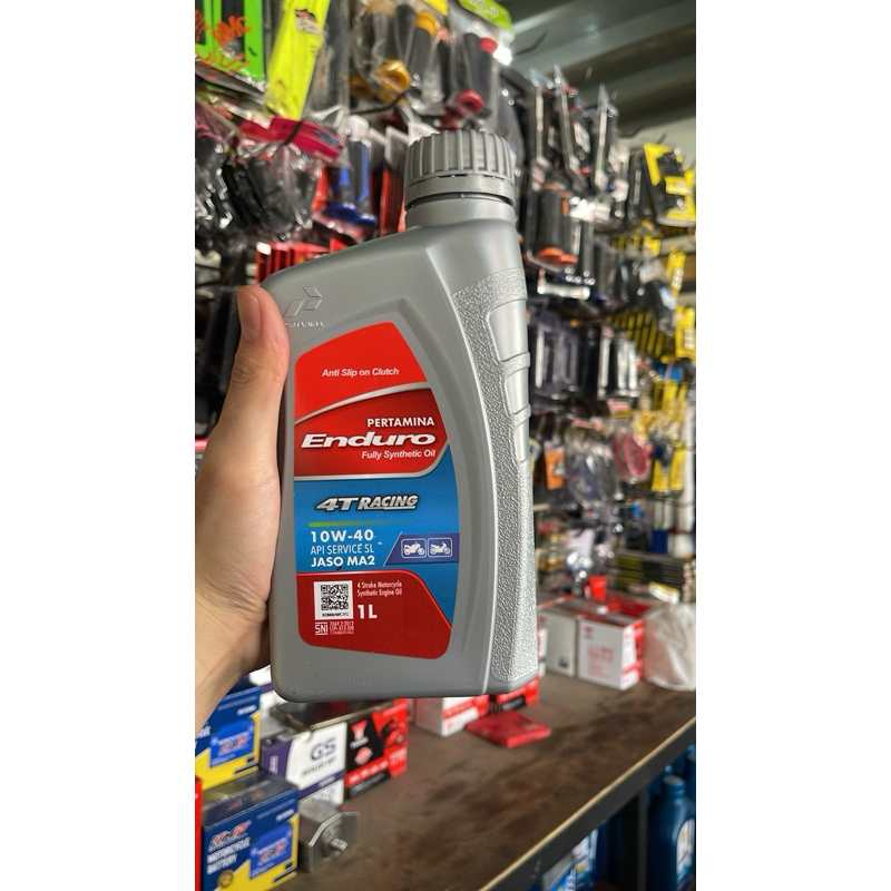 Jual Oli Enduro Racing Oil Mesin 4T SAE 10W-40 SL MA2 Jaso 1L 1 Liter 100% Original Pertamina ...