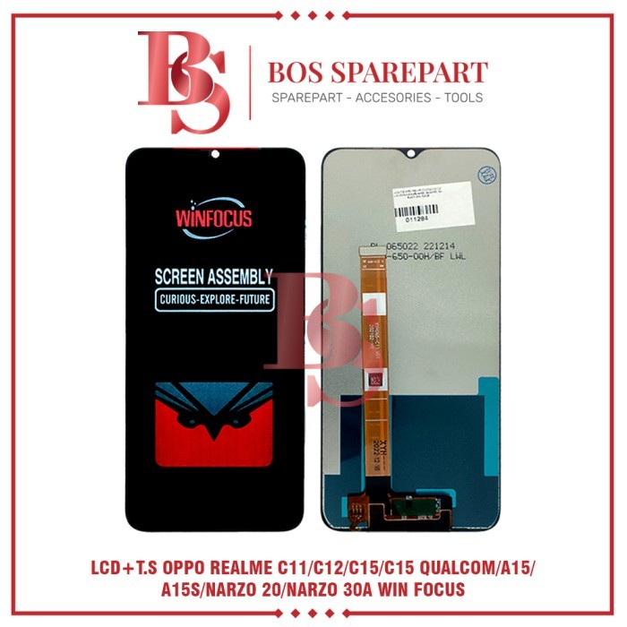 Jual LCD TOUCHSCREEN OPPO REALME C11 / C12 / C15 / C15 QUALCOM / A15 / A15S / A16 E NARZO 20 ...