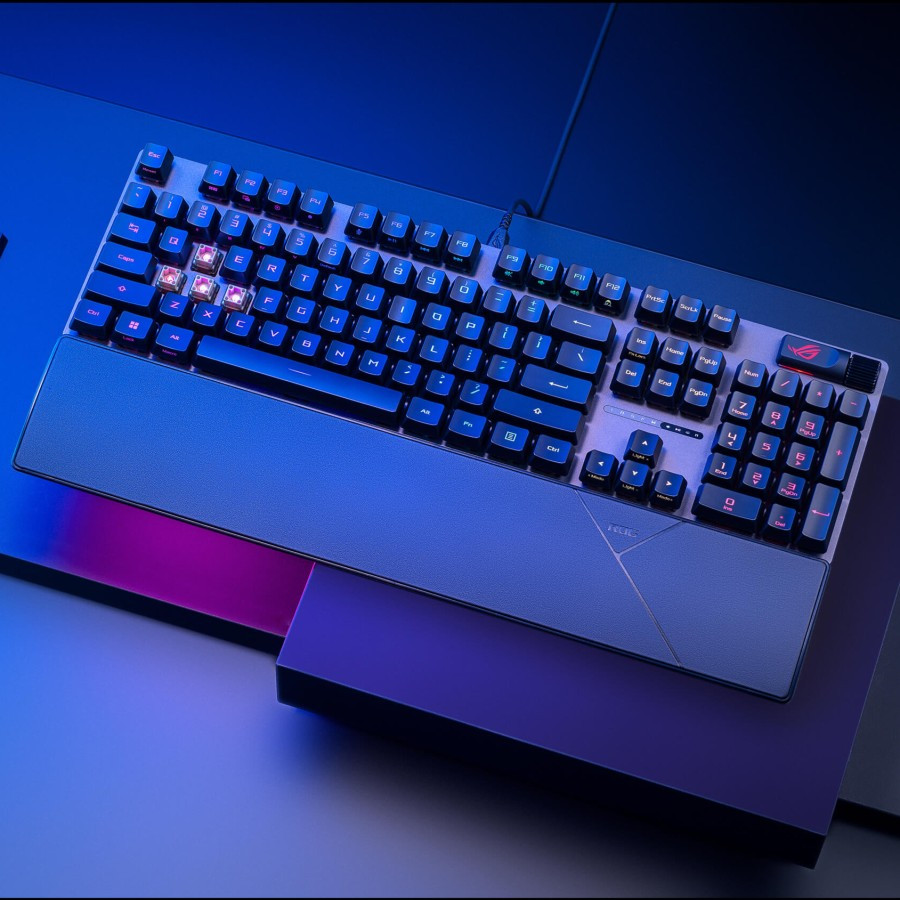 Jual ASUS ROG STRIX SCOPE II RX RED MECHANICAL GAMING KEYBOARD | Shopee ...