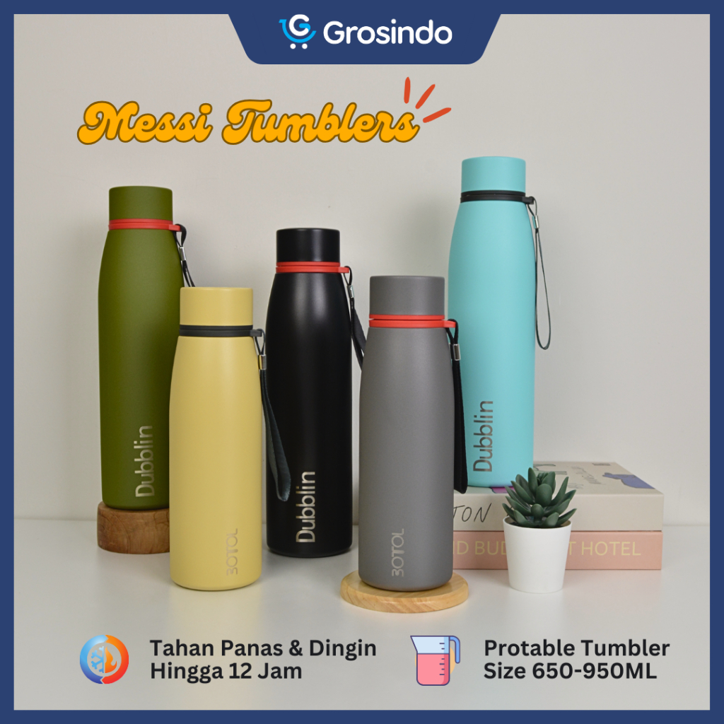 Jual Botol Minum Termos Vacuum Botol/Dubblin 650-900ML Stainless Steel SUS 304 Sport Tumbler ...