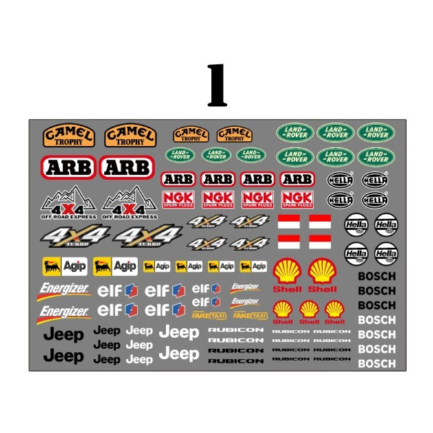 Jual Sticker Decal Transparan RC Remote Control Offroad | Shopee Indonesia