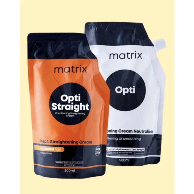 Jual Matrix Optistraight 500ml/pelurusan/obat smoothing/STEP 1 dan STEP ...
