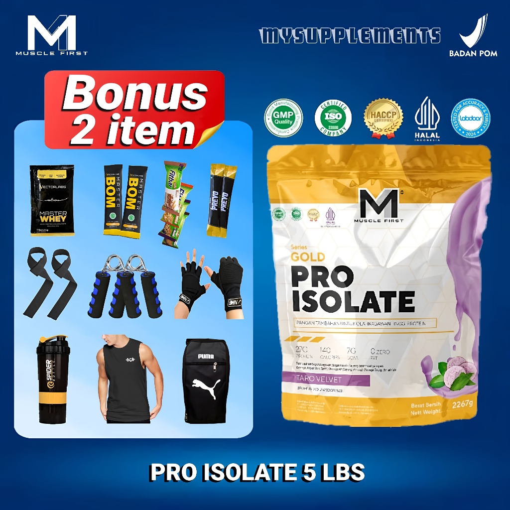 Jual Muscle First Pro Isolate Gold Series 5 lbs Susu Whey Protein ...