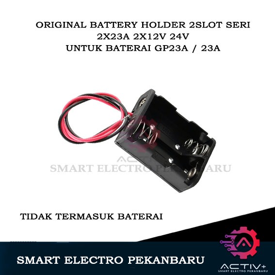 Jual ORIGINAL GP23A SERI 2SLOT BATTERY HOLDER 24V TEMPAT BATERAI 2x 23A ...