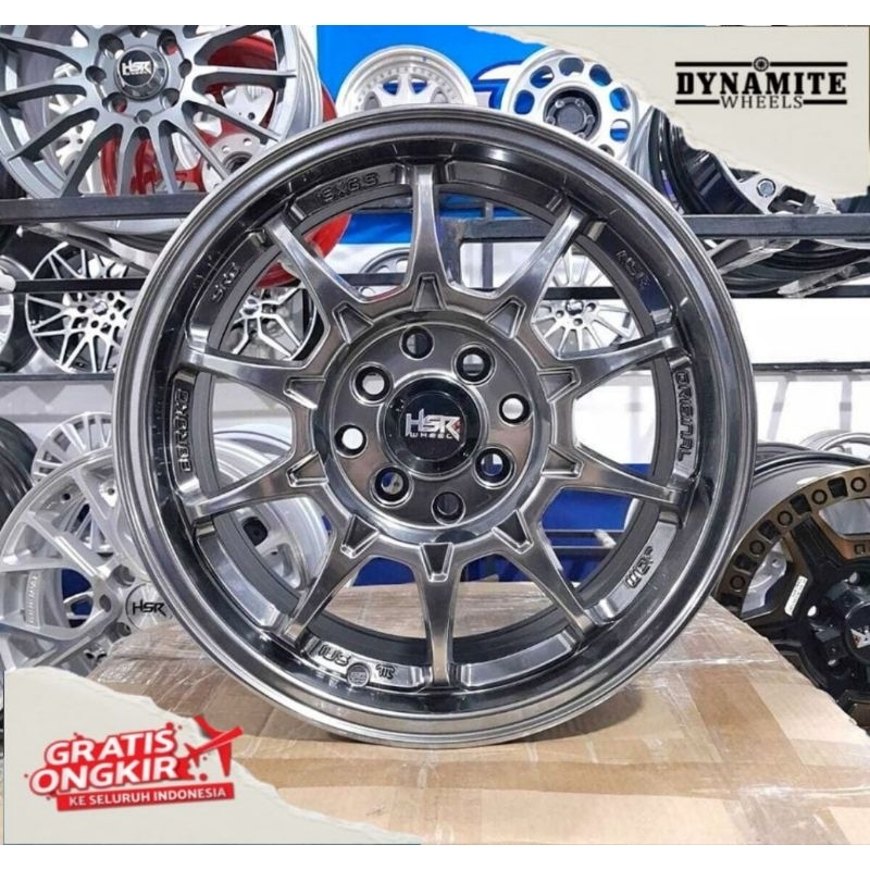 Jual Velg Mobil Ring 15 Terlaris HSR BOROKO SRD R15 Swif March Freed ...