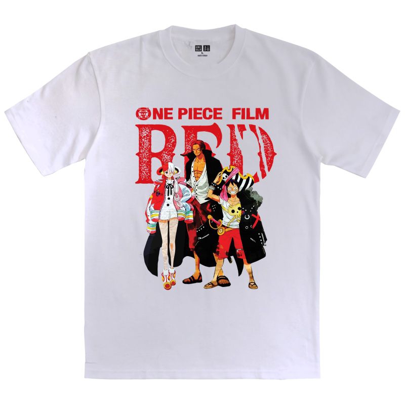 Jual One piece red - UNIQLO kaos one piece / film red japan anim otaku ...