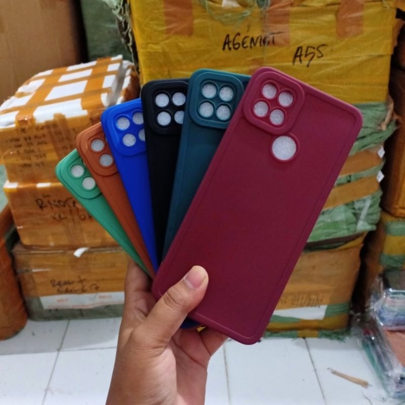 Jual Softcase Hp Oppo A15 / A15S Case Macaron Pro Kamera | Shopee Indonesia