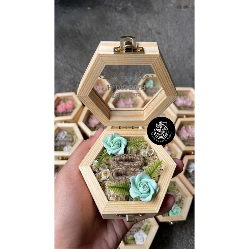 Jual box cincin tunangan || Ringbox || kotak cincin || kotak cincin ...