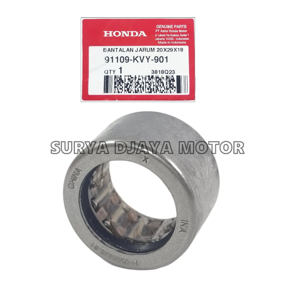 Jual 91109-KVY-901 Laher Bambu Pulley CVT Bearing Needle 20X29X18 ...