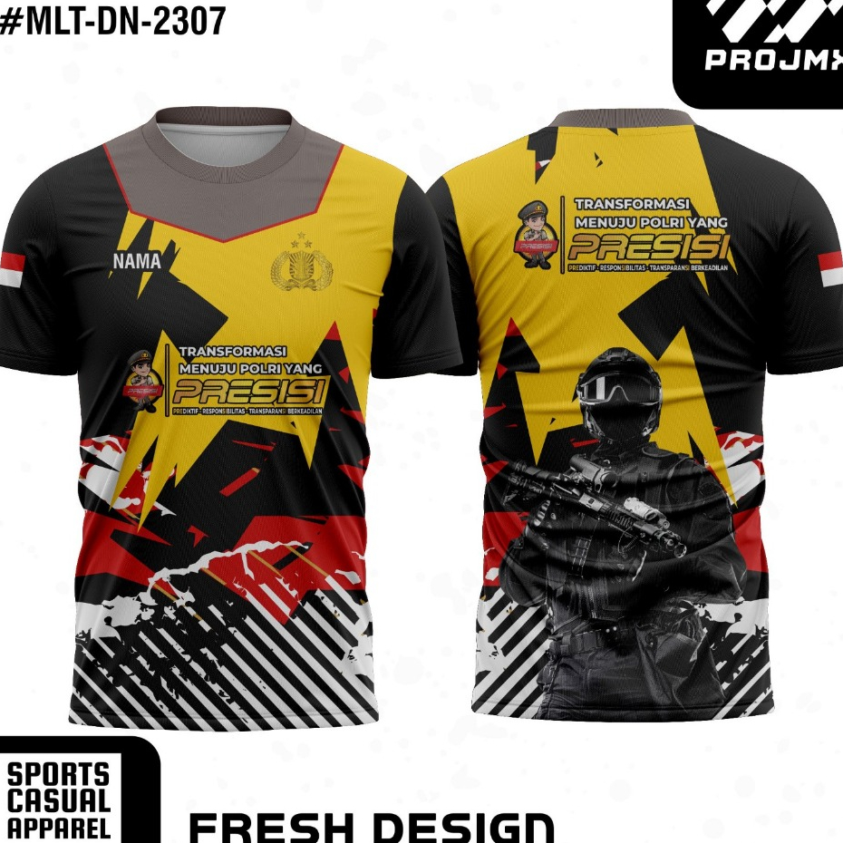 Jual PROJMX - KAOS JERSEY POLRI PRESISI TERBARU ( BISA DICUSTOM ...