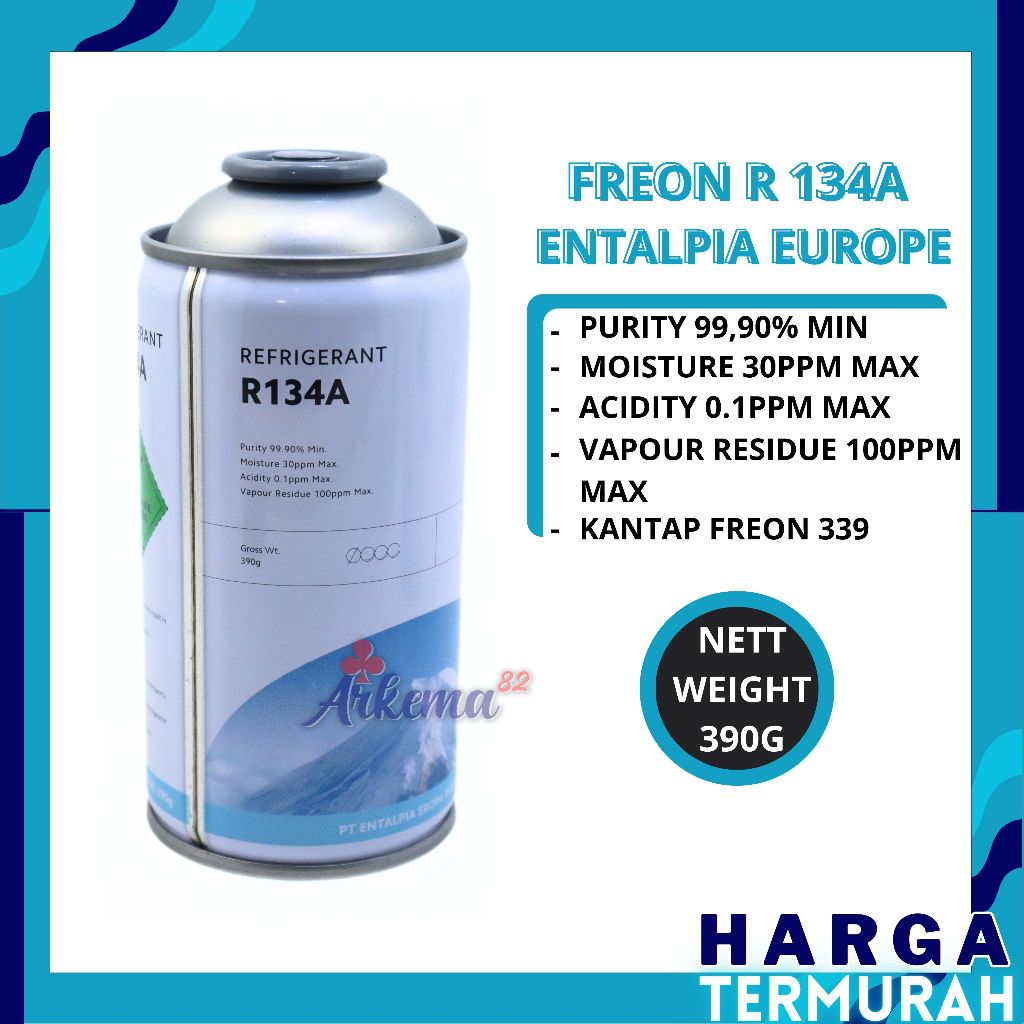 Jual FREON KALENG R134 ENTALPIA EUROPE | FREON MOBIL R 134 A KWALITAS ...