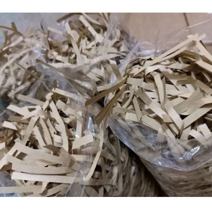 Jual Shredded Paper / Kertas Cacah Isi 500 Gr Samson / Kraft 80 Gsm ...