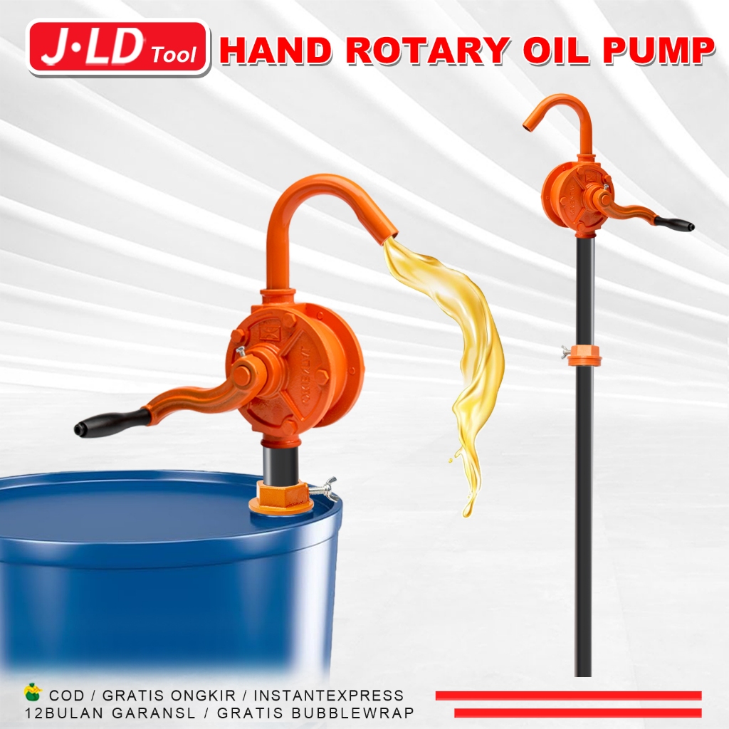 Jual JLD Pompa Oli Tangan Putar / Pompa Manual Putar / Pompa Drum Putar ...