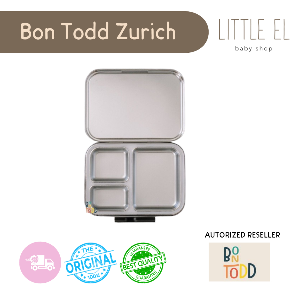 Jual Bon Todd Stainless Lunch Box 3 Sekat - Bontodd Zurich Bento Box ...