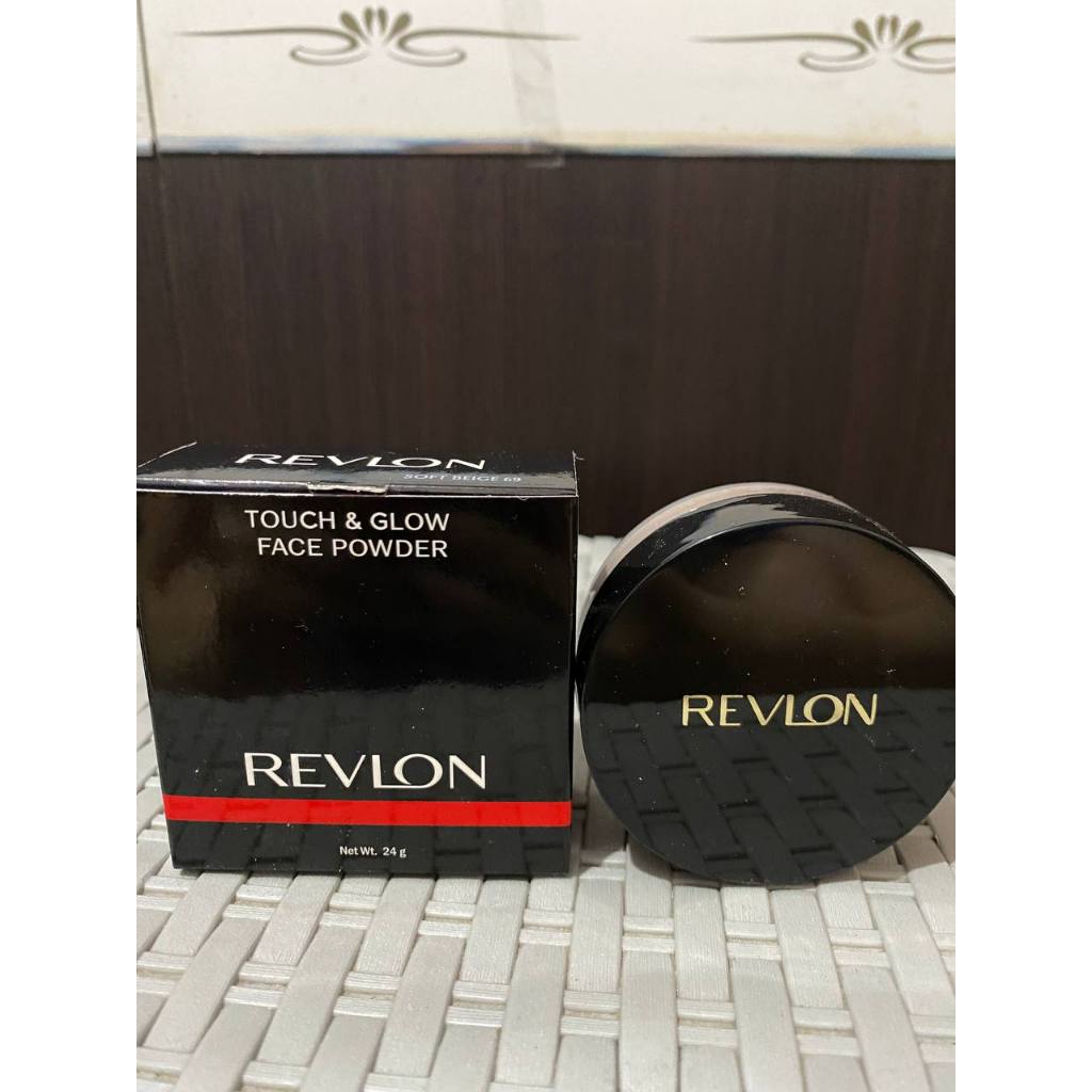 Jual Revlon Touch & Glow Face Powder 24 gram (Creamy Peach/Soft Beige ...