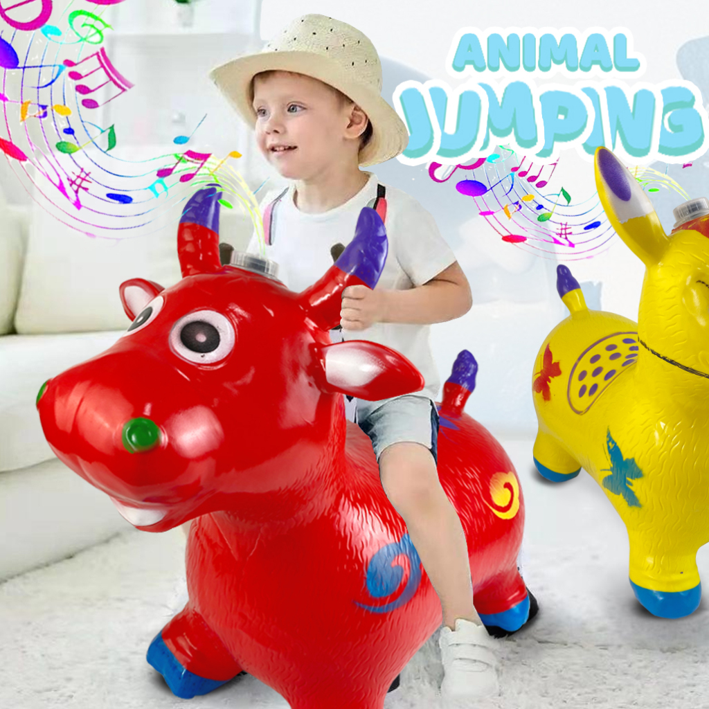 Jual Mainan Anak Kuda Kudaan Karet Animal Jumping / Mainan Anak Jumping ...